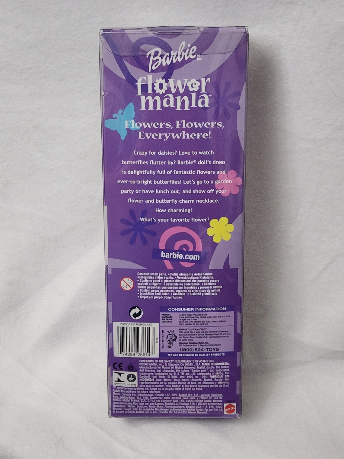 Barbie Flower Mania Special Edition 2000 28614 NRFB - Etsy