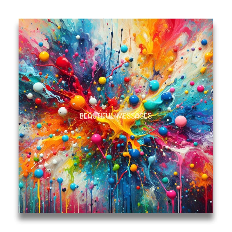 Paint Splatter Digital Paper | Paint Splatter Backgrounds | Grunge ...