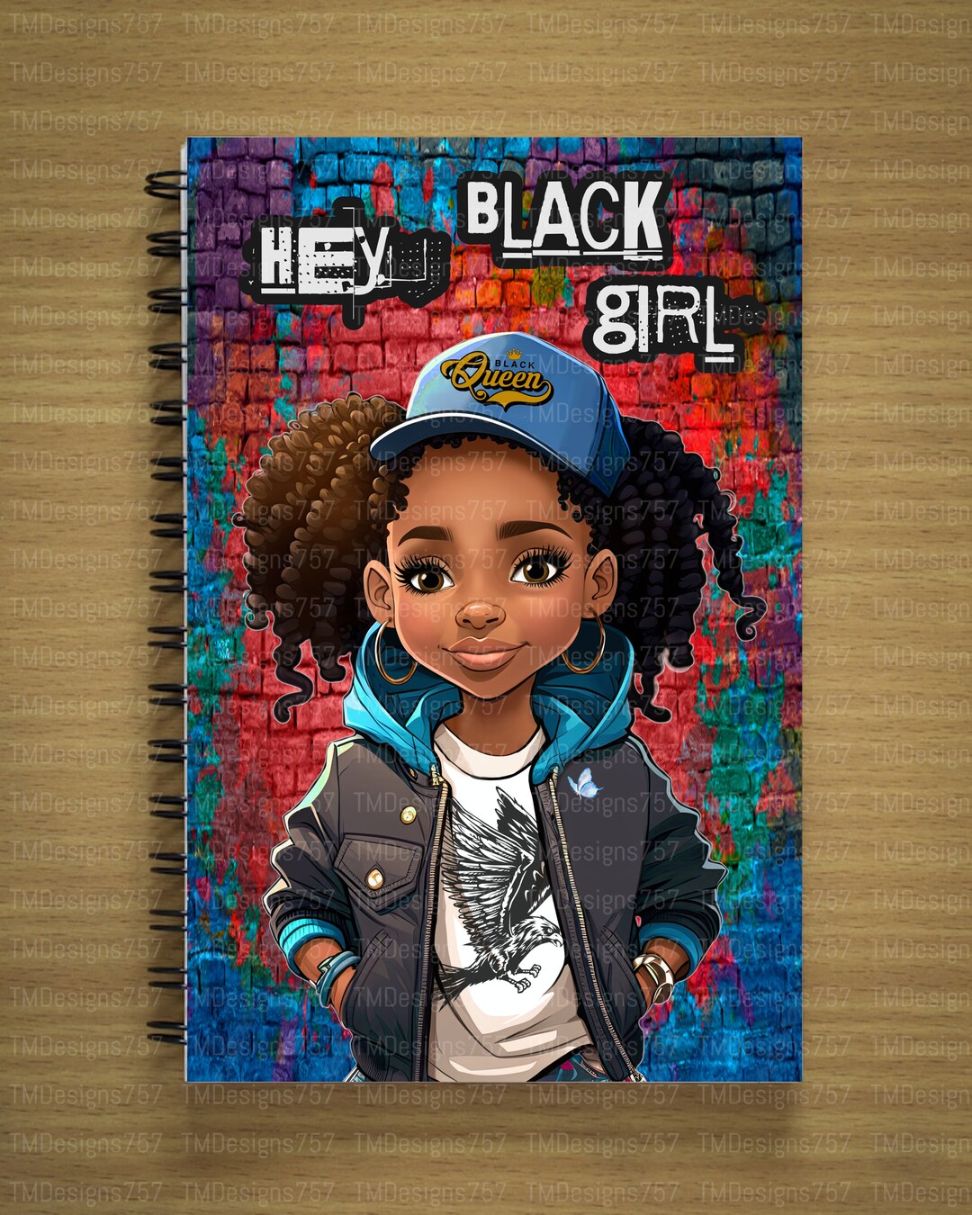 JOURNAL/NOTEBOOK PNG Hey Black Girl Journal Notebook - Etsy