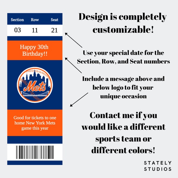 New York Mets - Etsy