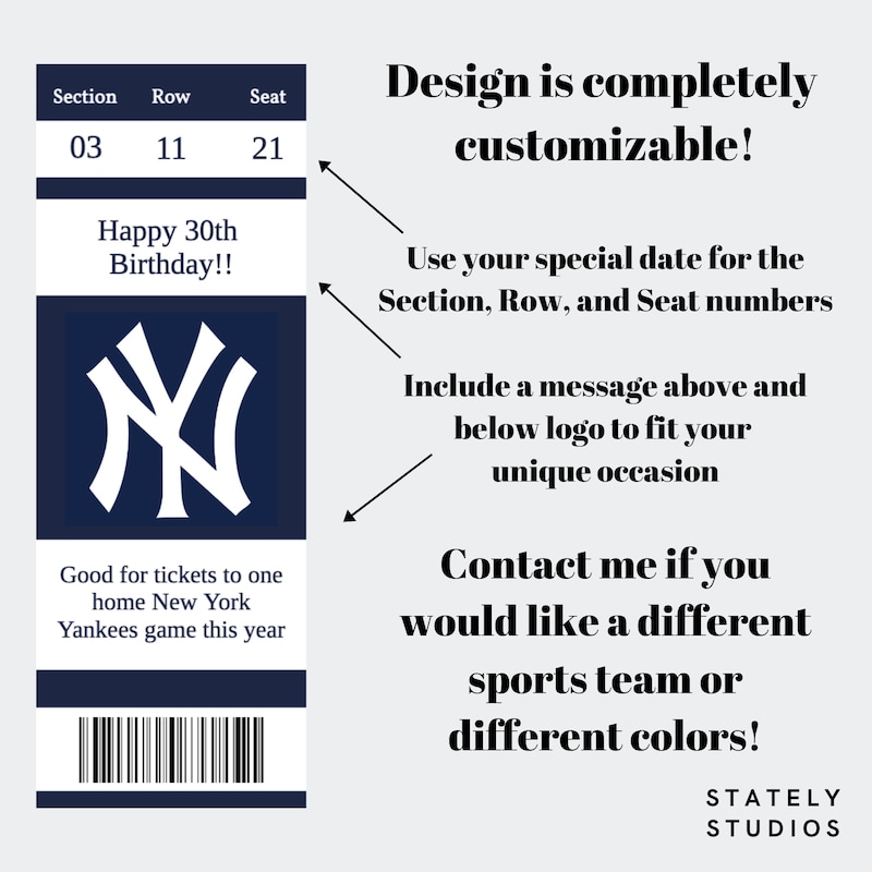Yankee Game Ticket Gift - 60+ Gift Ideas for 2026