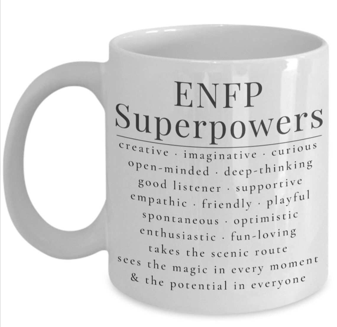 ENFP Mug, Enfp Strengths, Enfp Coffee Mug, Enfp Gift, Gift for Enfp ...