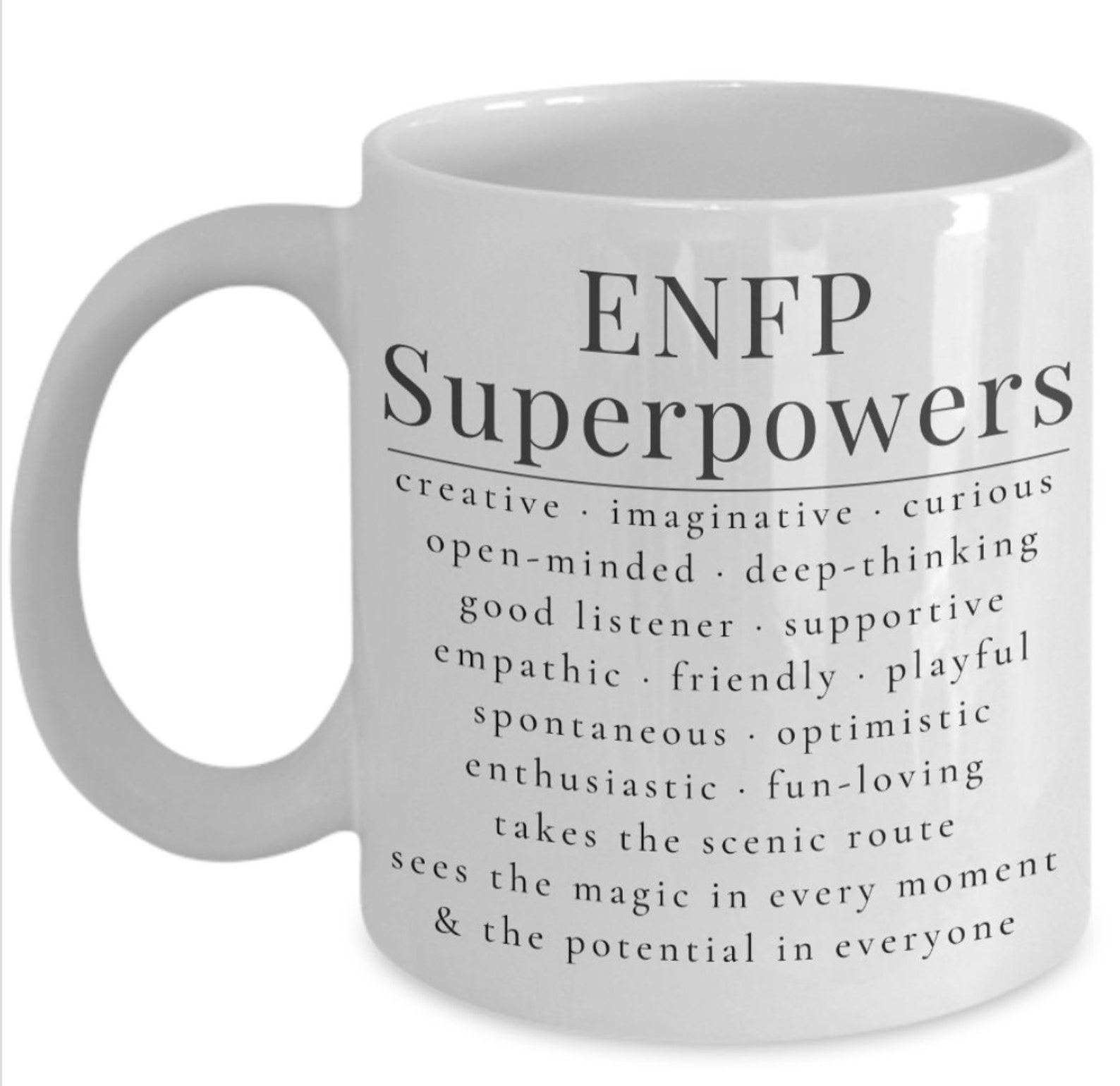 ENFP Mug, Enfp Strengths, Enfp Coffee Mug, Enfp Gift, Gift for Enfp ...