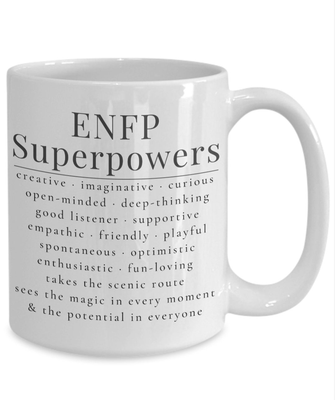 ENFP Mug, Enfp Strengths, Enfp Coffee Mug, Enfp Gift, Gift for Enfp ...