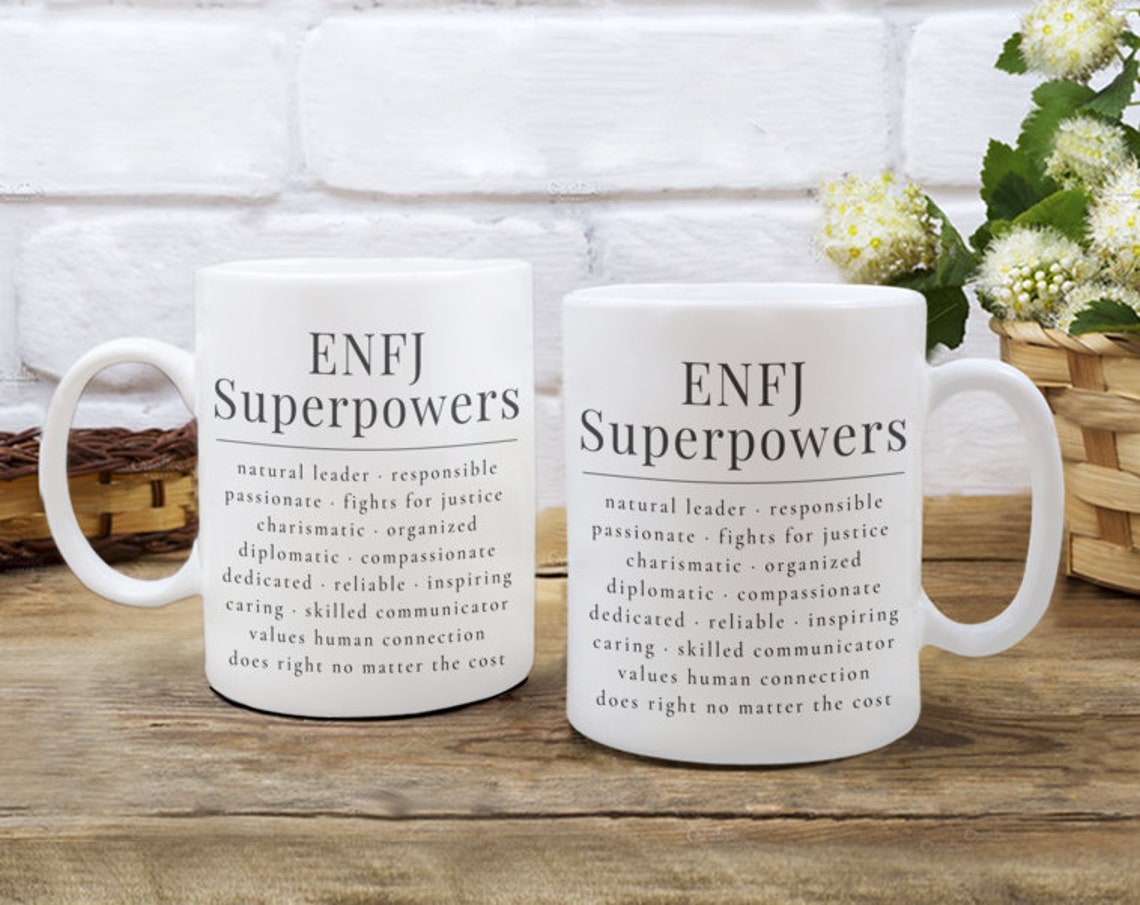 ENFJ Mug, Enfj Strengths, Enfj Coffee Mug, Enfj Gift, Gift for Enfj ...