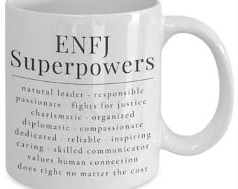 ENFP Mug, Enfp Strengths, Enfp Coffee Mug, Enfp Gift, Gift for Enfp ...