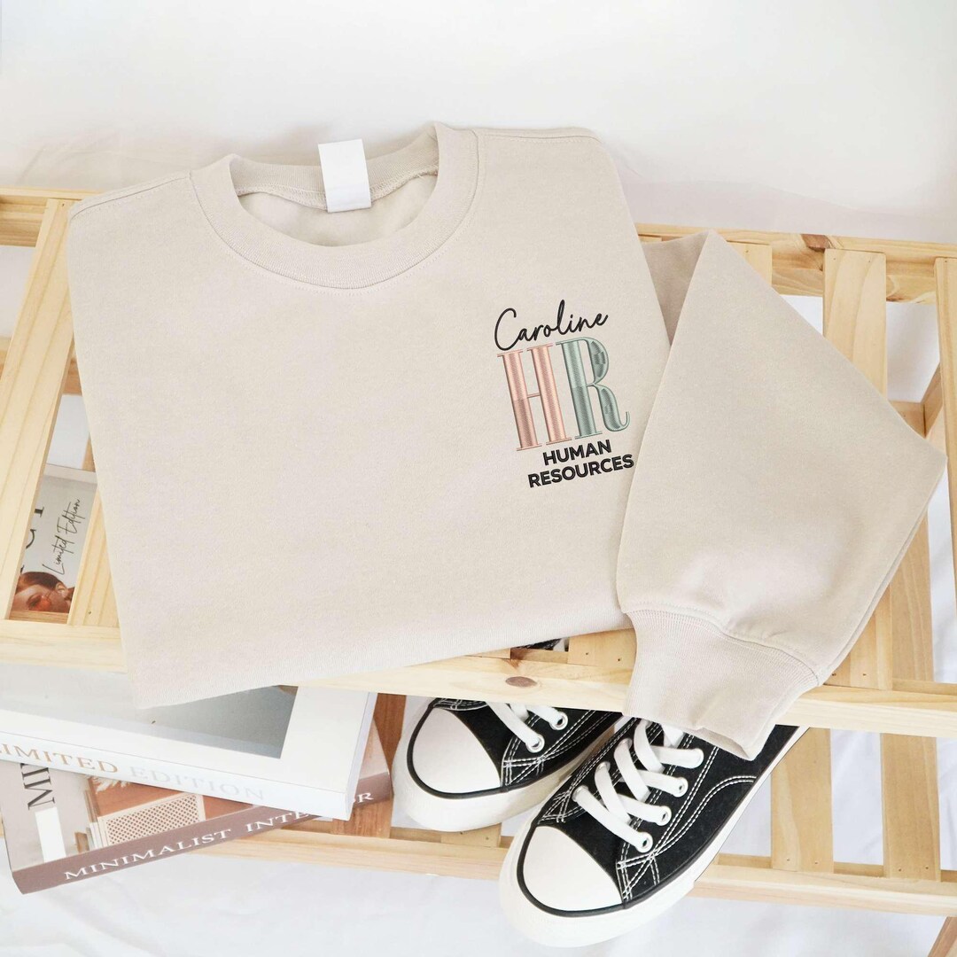Embroidered Custom Human Resources Sweatshirt, Personalized HR Shirt ...