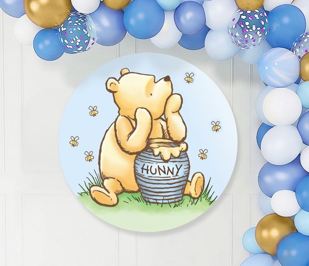 Classic Pooh Cutouts, Baby Shower, Winnie the Pooh Balloon, Pooh ...
