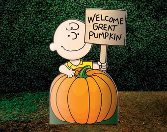 Peanuts Yard Decoration / Charlie Brown Thanksgiving / Charlie | Etsy