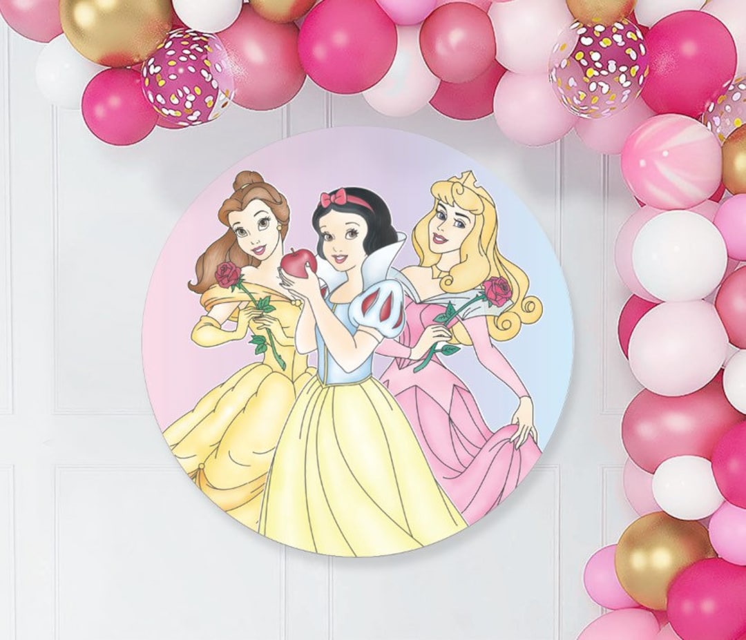 Disney Princess Circle Cutouts / Princess Party / Princess Birthday ...