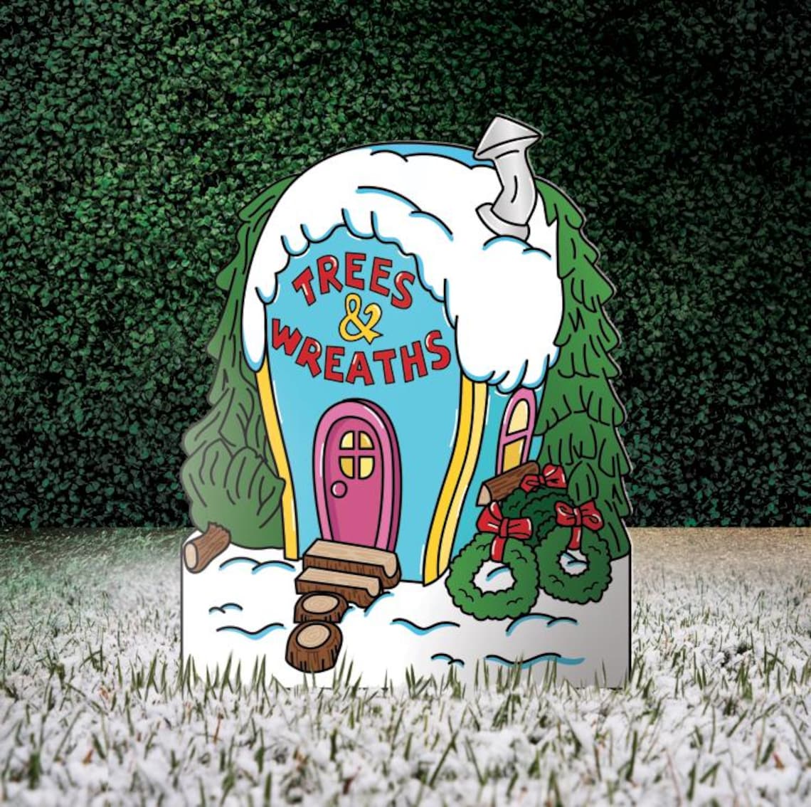 Grinch Yard Decoration / Whoville House / the Grinch Decoration ...