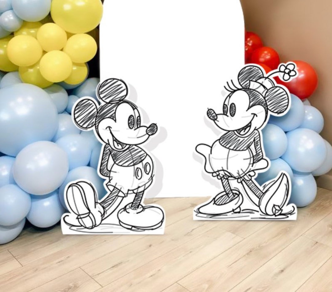 Mickey Mouse Cutouts For Centerpieces