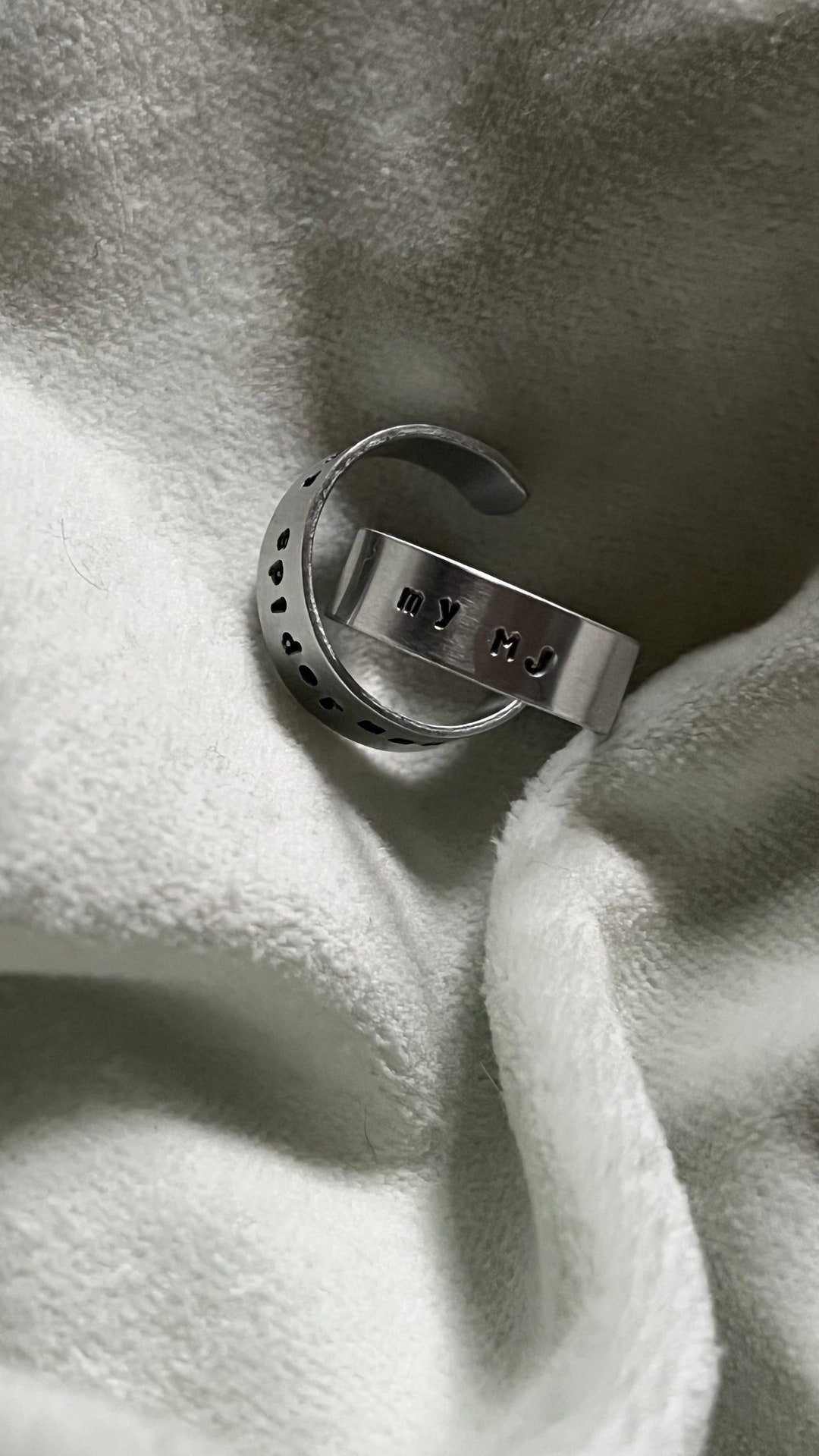 Thin Font Spider-man MJ Couples Ring Marvel Personalised Peter - Etsy