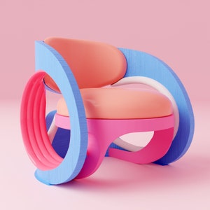 SPIRALE Handmade Wood Furniture Beautiful Designer Armchair Perfect for ...