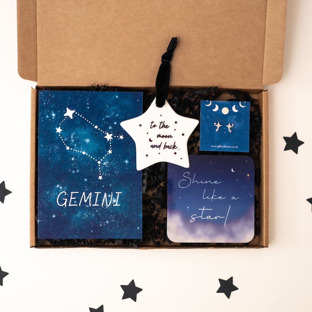 Zodiac Star Sign Birthday Gift Set / Zodiac Star Sign Birthday Gift Box ...