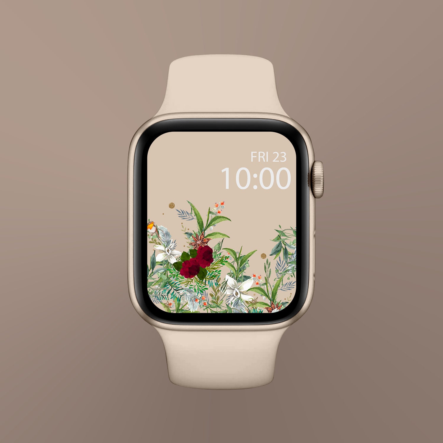Watercolor Flower Apple Watch Wallpaper, Watercolor Flower Style Apple ...