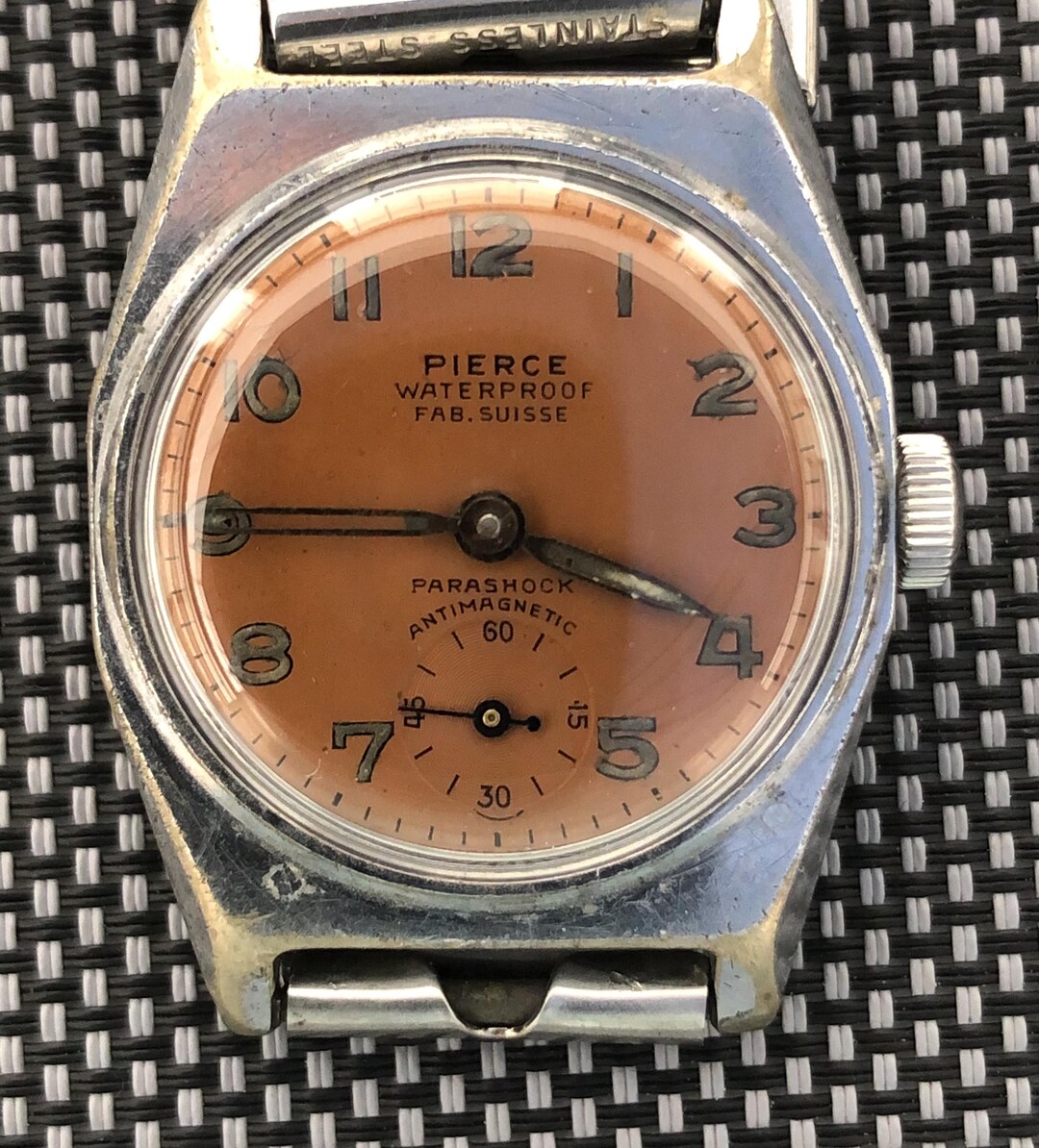 Pierce Parashock Swiss Made Watch - Etsy
