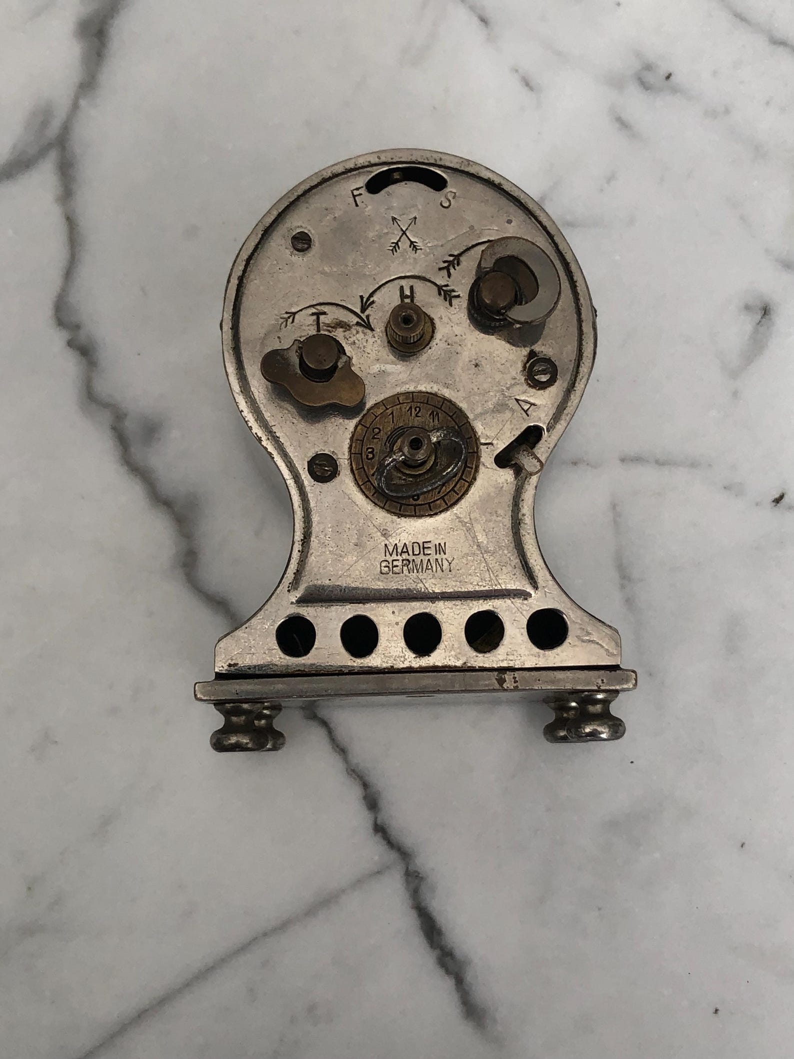 Mother of Pearl Decorated Alarm Clock. - Etsy