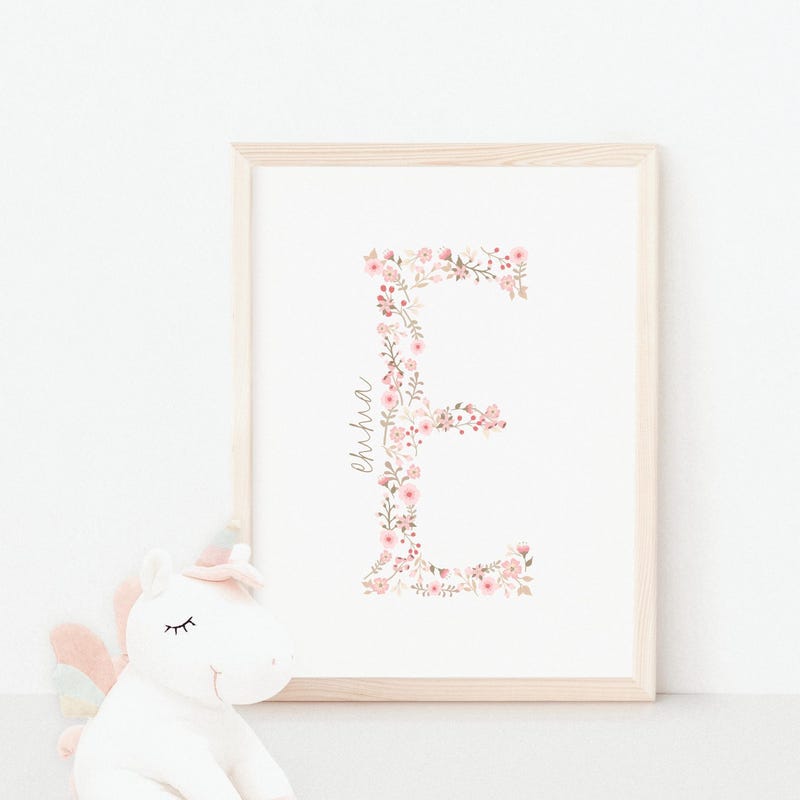 Initial Wall Art - Etsy