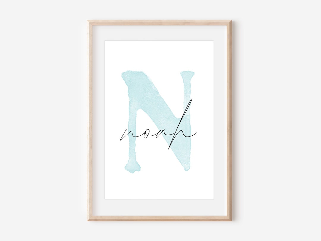 Custom Initial Print Name Printable Personalized Name Print - Etsy