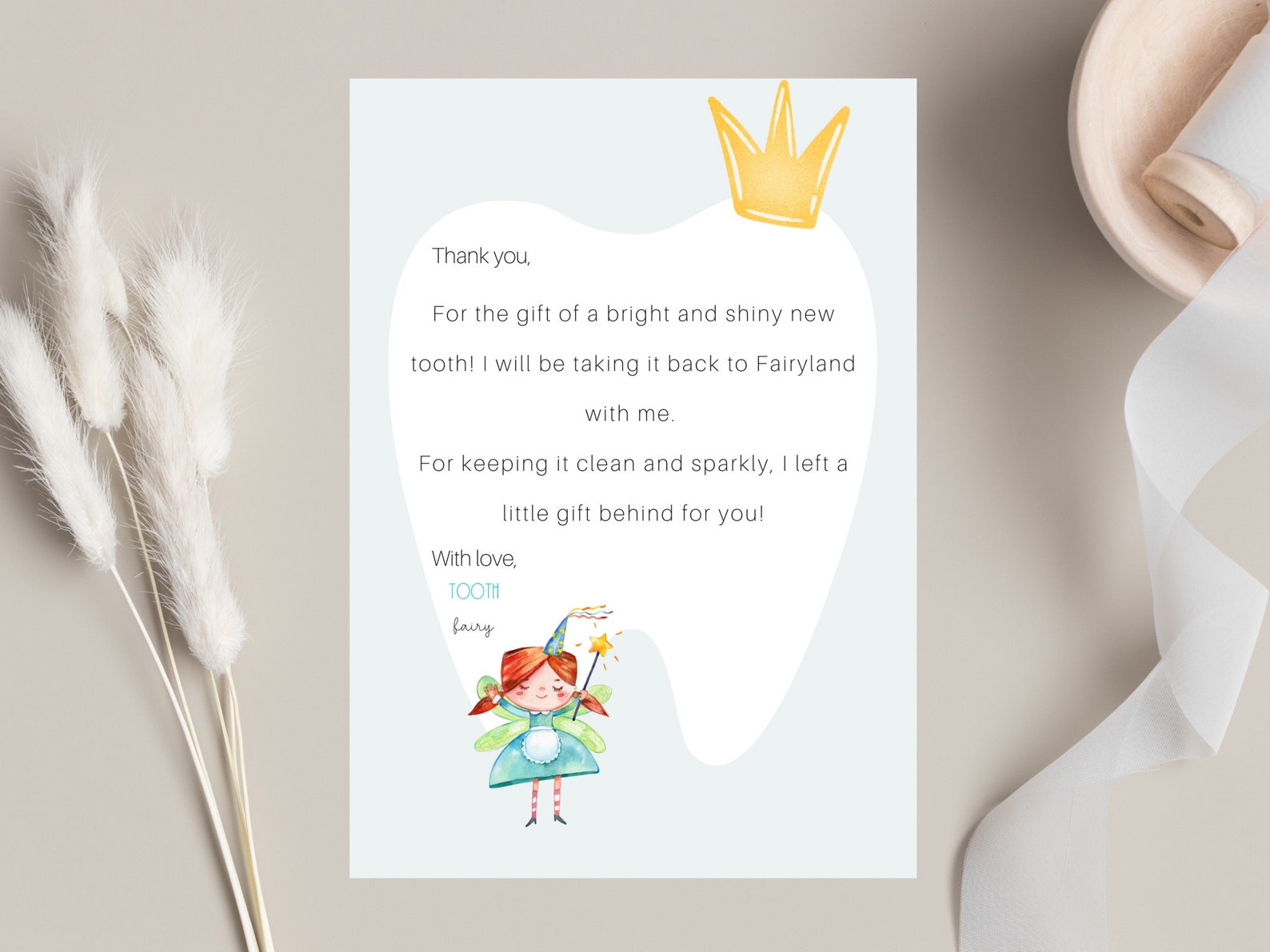 Letter From Tooth Fairy Tooth Fairy Note Lost Tooth Letter - Etsy