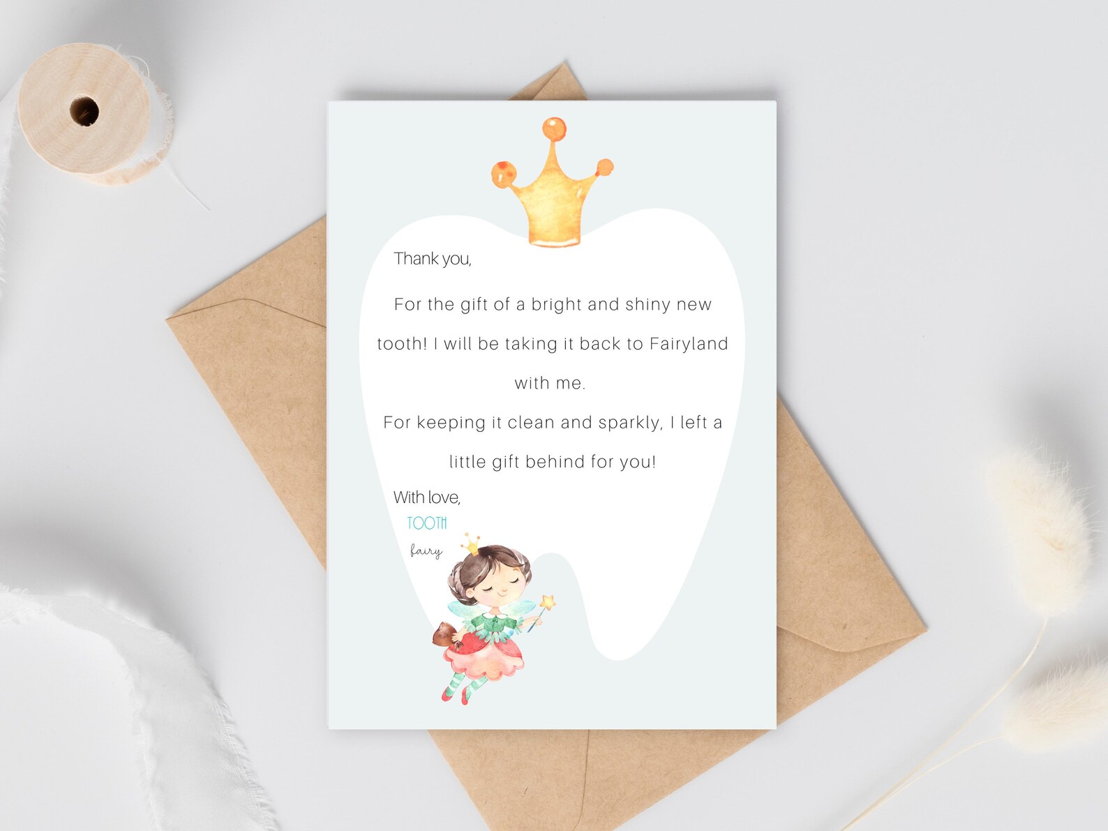 Letter From Tooth Fairy, Tooth Fairy Note, Lost Tooth Letter, Tooth ...