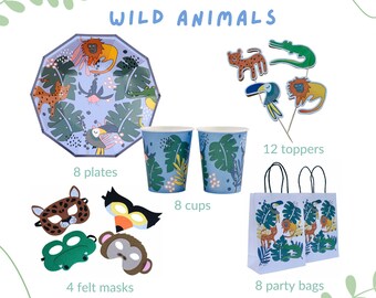 Into the Wild Small Plates 8 Pk. - Etsy