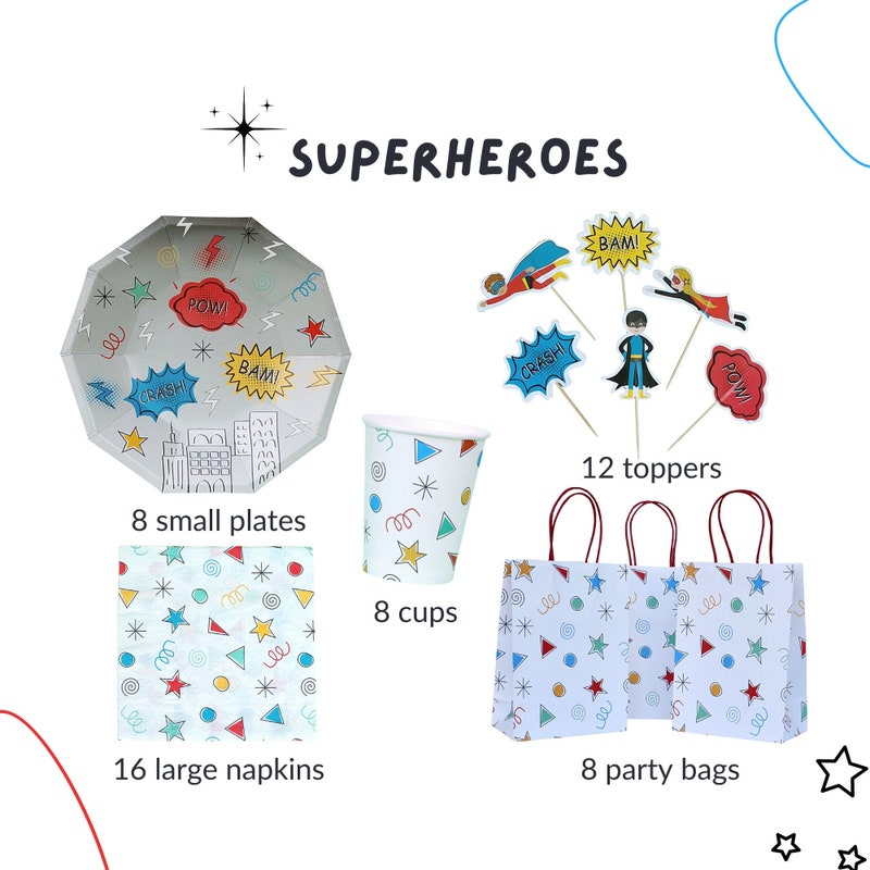 Superhero Favor Box - Etsy