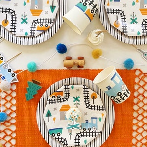 Steam Train Plates (pack of 8) | Train Birthday Party | Train Party ...