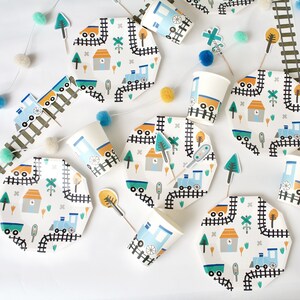 Steam Train Plates (pack of 8) | Train Birthday Party | Train Party ...
