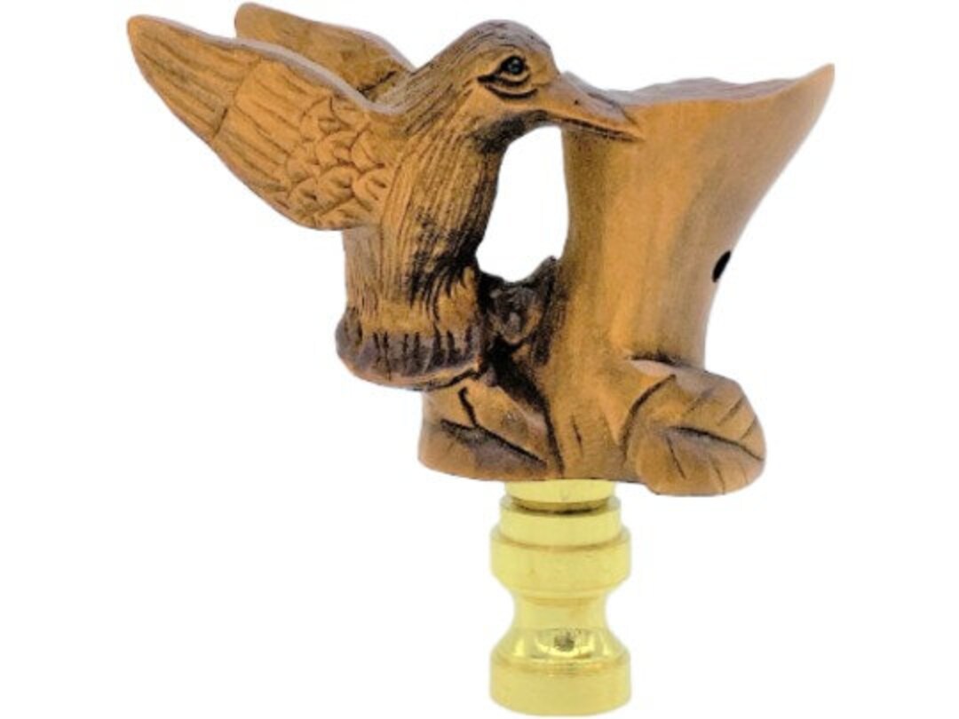Hummingbird Wood Netsuke Lamp Finial - Etsy