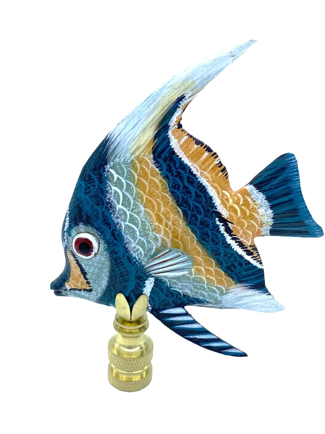 FISH Lamp Shade Finial - Etsy