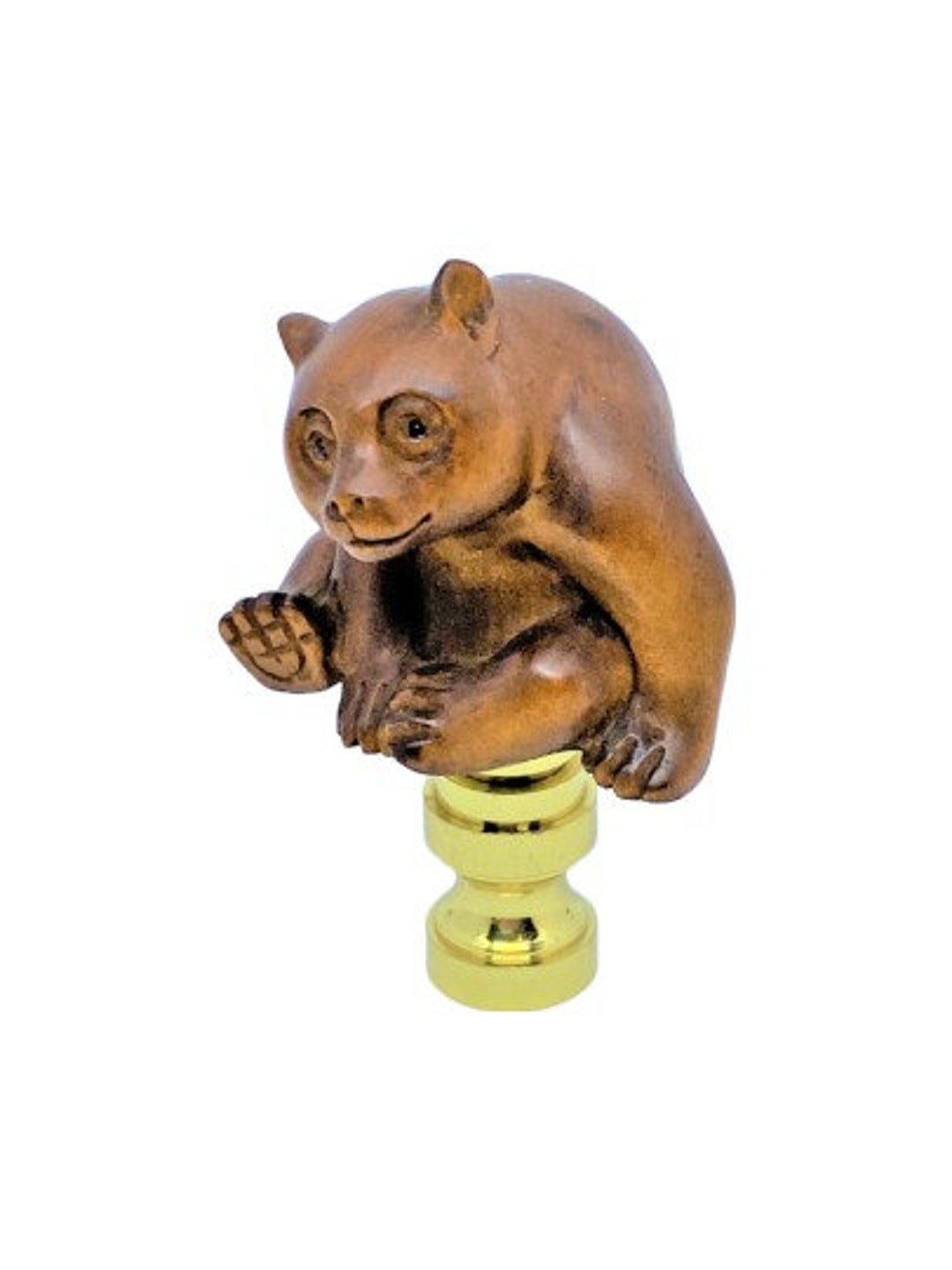 BEAR PANDA Netsuke Lamp Shade Finial - Etsy