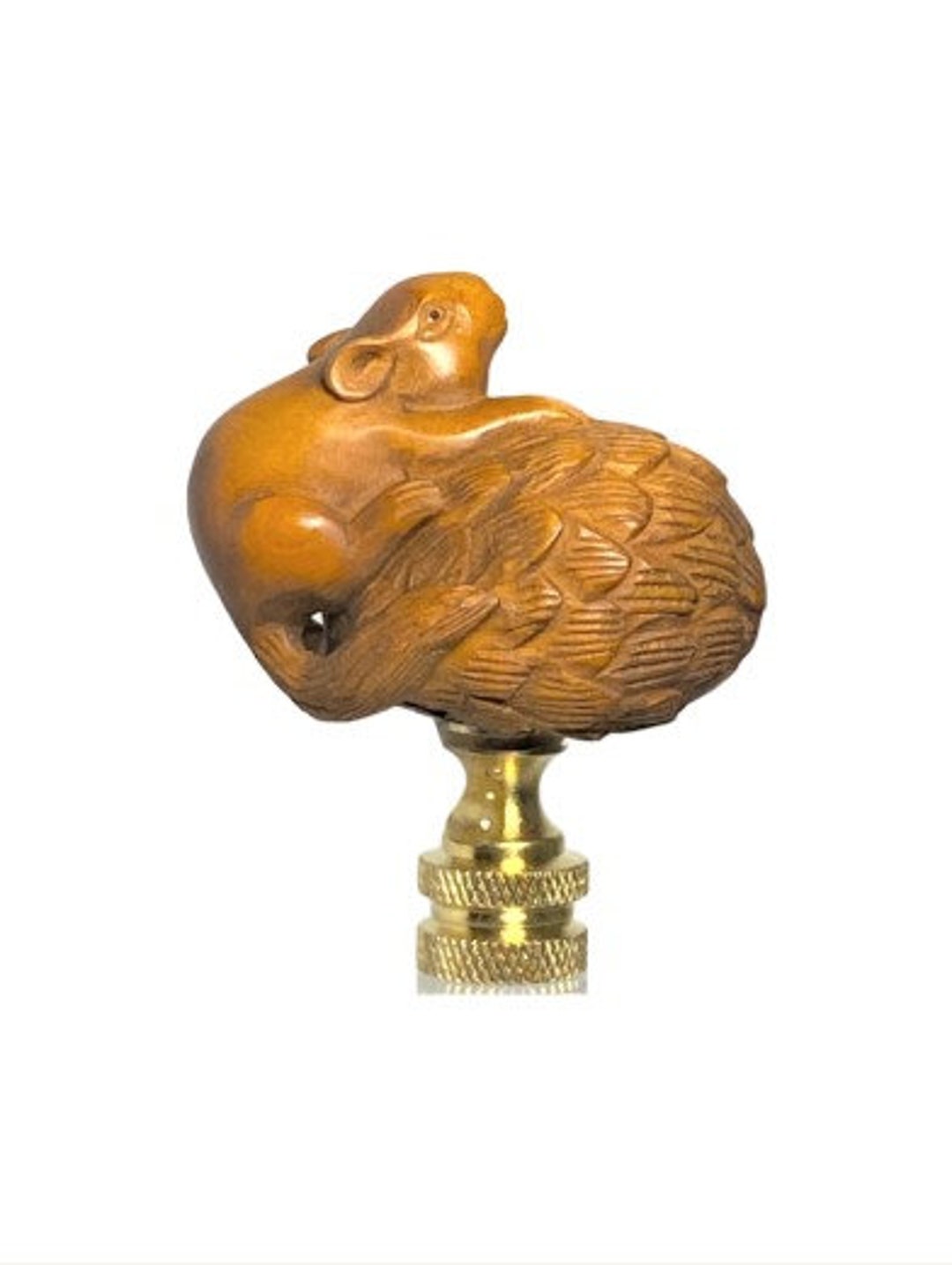 MOUSE & NUT Netsuke Lamp Shade Finial - Etsy