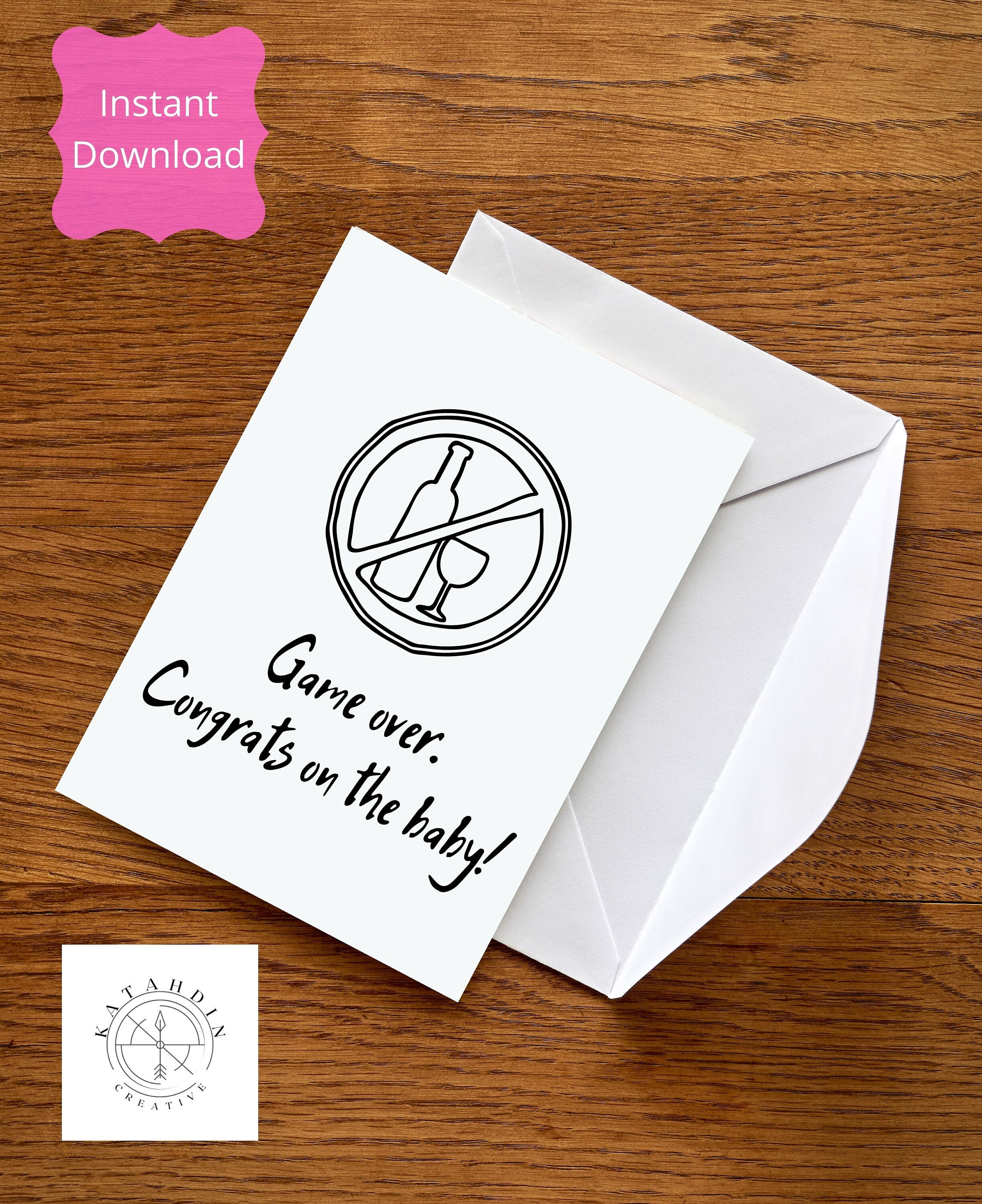 Printable Card Game Over Instant Download Digital Download - Etsy