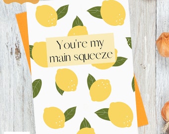 Main Squeeze Card | Etsy