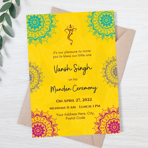 Puberty Ceremony Invitation - Etsy