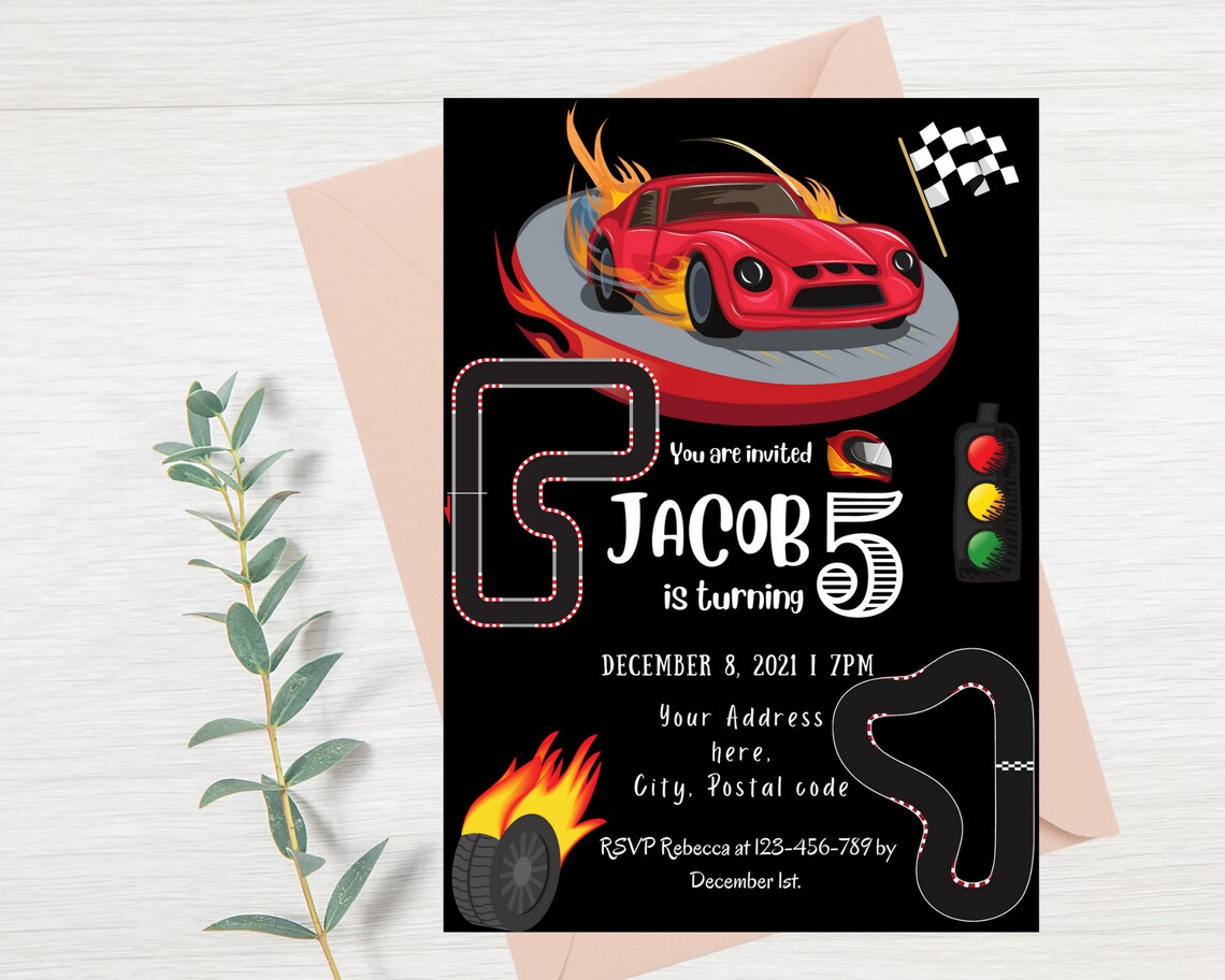 Printable Racing Car Birthday Welcome Sign Race Car Welcome - Etsy