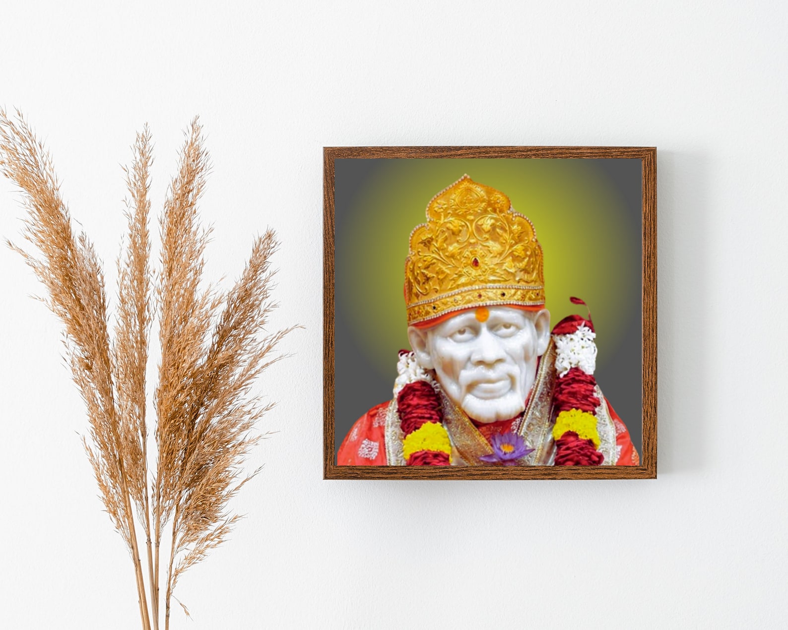 Printable Shirdi Sai Wall Art, Sai Baba Photo, Shirdi Sai Print, Sai ...