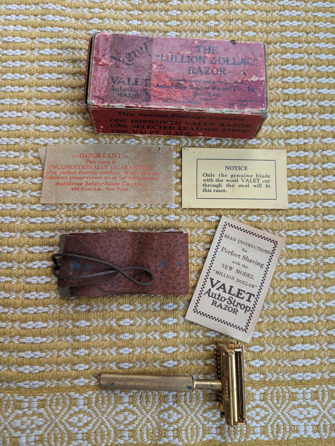 The Million Dollar Razor Kit by Autostrop - Etsy