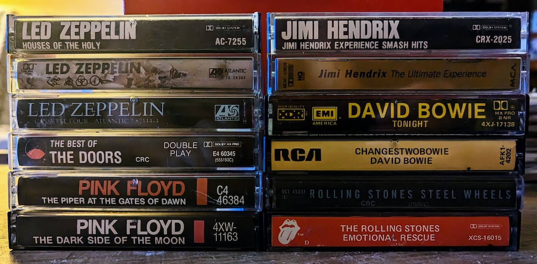 Vintage Rock Cassette Tapes - Etsy