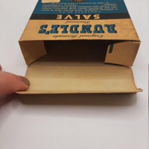 Vintage Rundle's Liniment Salve-empty Box - Etsy