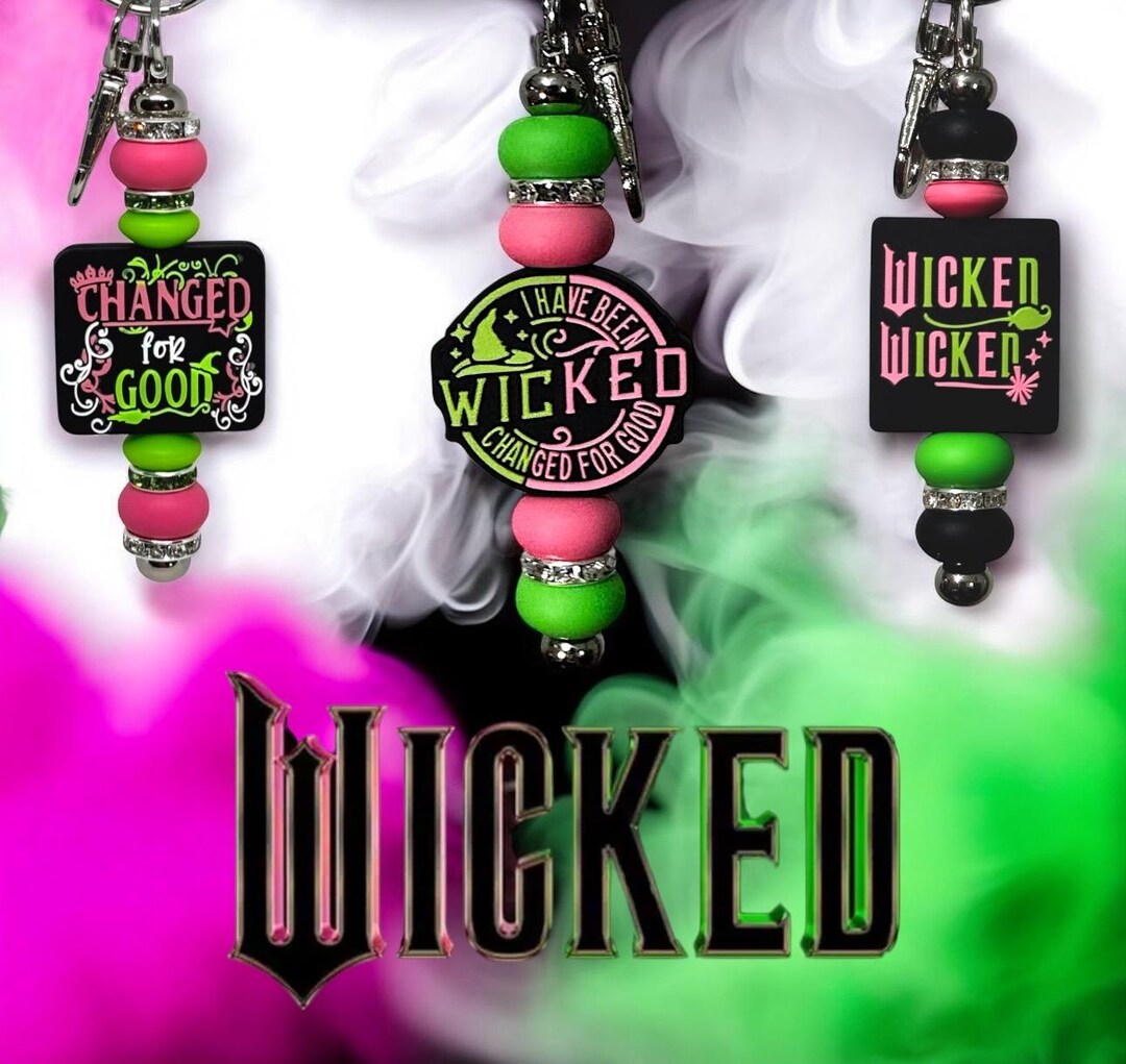 Wicked Inspired Silicone Keychain, Changed for Good, Everyone Dserves A ...