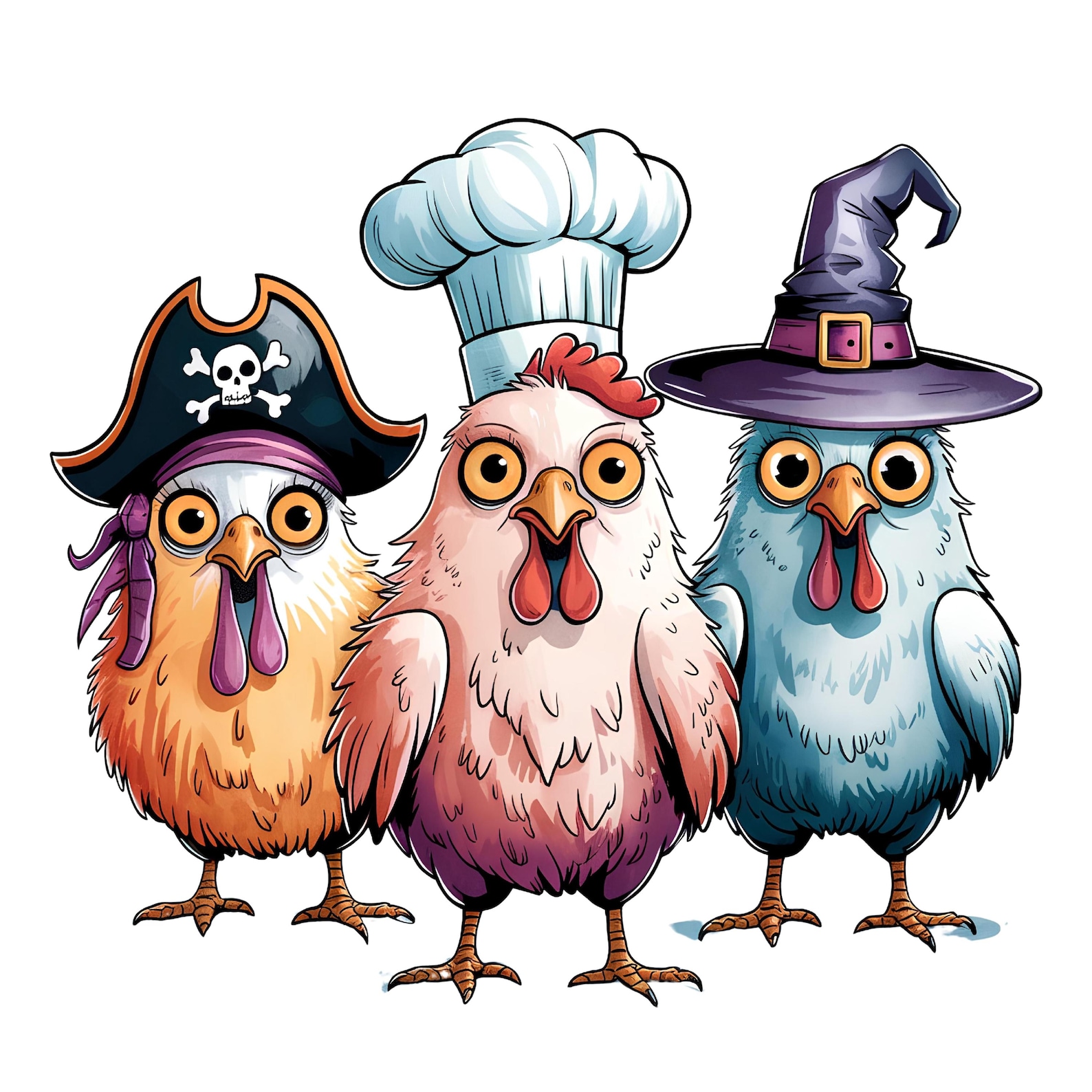 Chicken Clipart Halloween PNG, Chicken Png Shirt Halloween Chickens Png ...