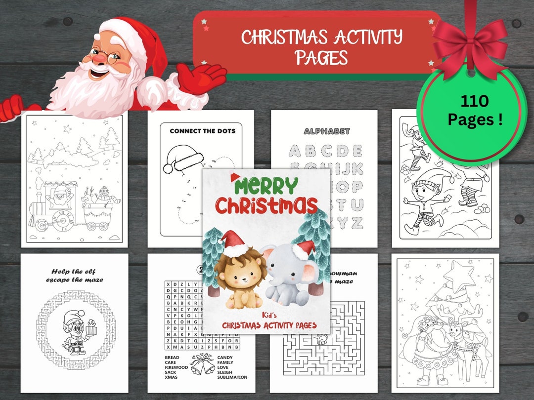 Christmas Coloring Pages, Christmas Activities, Kids Christmas ...