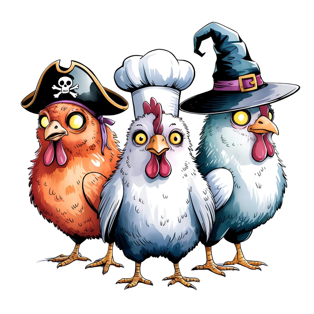 Chicken Clipart Halloween PNG, Chicken Png Shirt Halloween Chickens Png ...