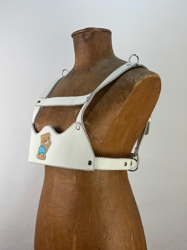 Handmade Baby Reins Style ABDL Harness – Adjustable Leather & Textile ...