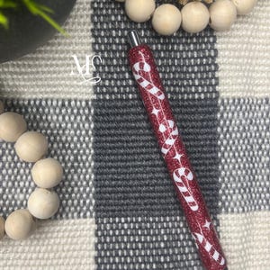Christmas Glitter Gel Pens, Candy Cane Pen, Reindeer Pen, Snowman Pen ...