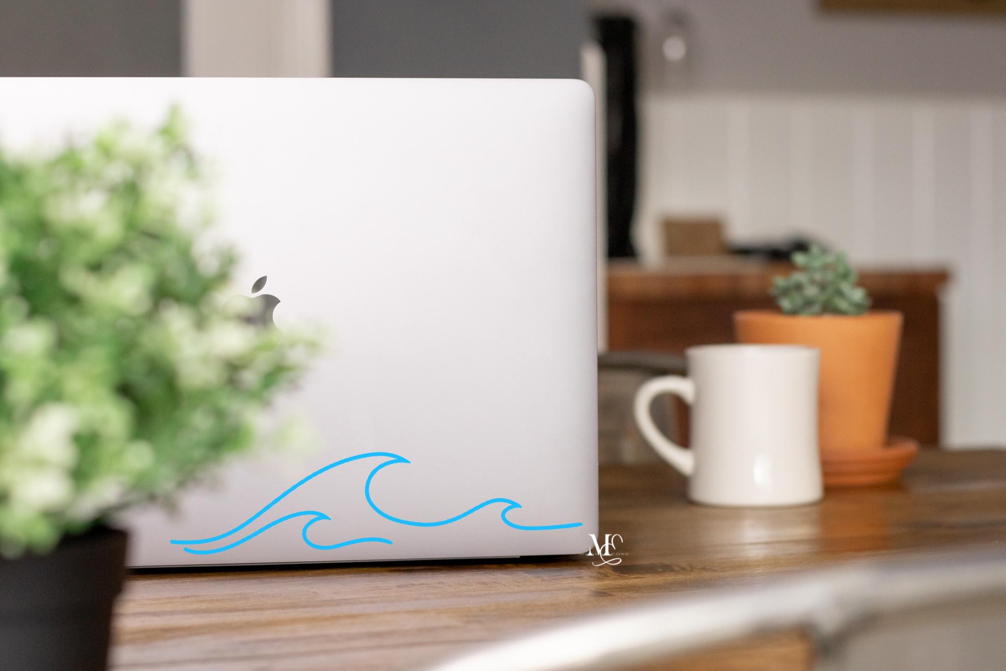 Ocean Wave Vinyl Car Decal, Ocean Vinyl Sticker for Window, Trending ...