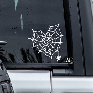 Spider Web Vinyl Car Decal, Heart Web Vinyl Sticker for Window ...
